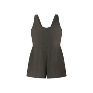 KNOWN SUPPLY Ivy Romper Organic Cotton - Black