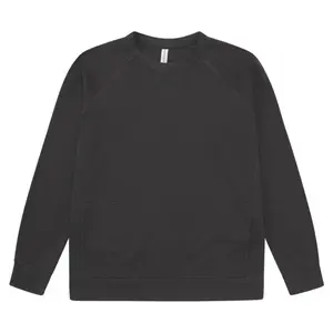 KNOWN SUPPLY Pocket Crewneck Sweatshirt Washed - Black