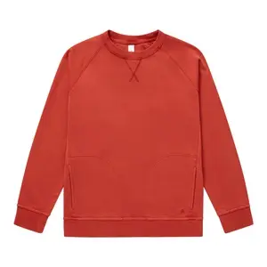 KNOWN SUPPLY Pocket Crewneck Sweatshirt - Red