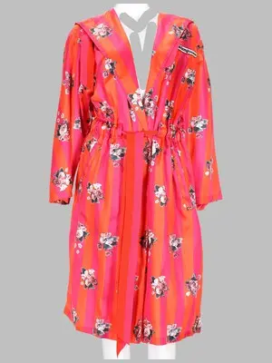GOLDEN GOOSE Floral Print Coat