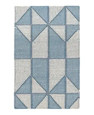 DASH & ALBERT Dash Albert Annie Selke Ojai Da1167 Runner, 2'6x8'0 - Blue