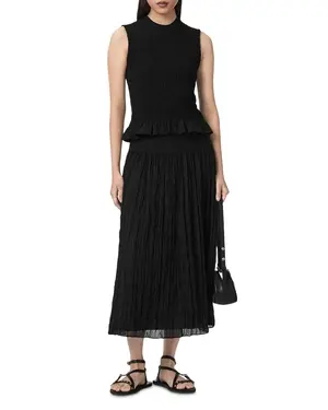 ALLSAINTS Asal Maxi Skirt - Black