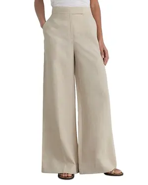 REISS Kit Linen Pants - Neutral