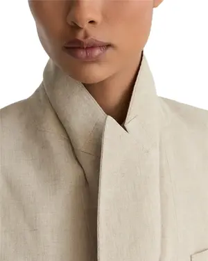 REISS Petites Kit Linen Blazer