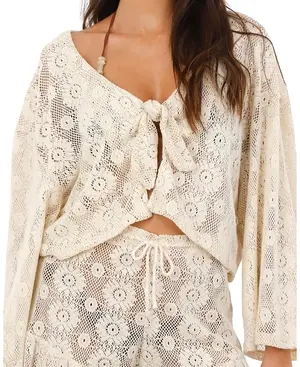 MALAI Moonwoven Hera Shirt - Ivory