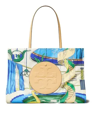 Tory Burch Ella Printed Tote - The Pool Blue