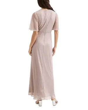 PHASE EIGHT Dorinda Plissé Maxi Dress