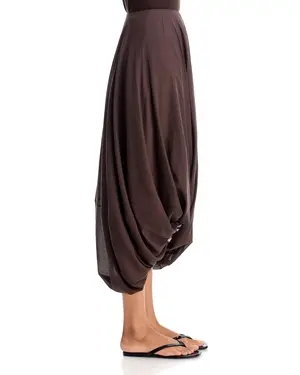 TOTEME Cocoon Skirt - Walnut