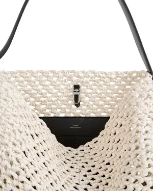 TOTEME Medium Belted Raffia Tote