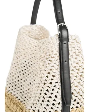 TOTEME Medium Belted Raffia Tote