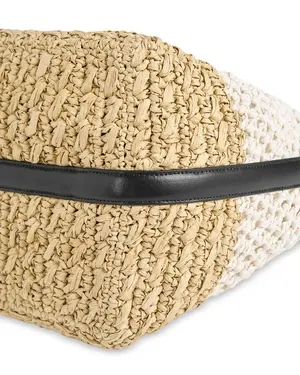 TOTEME Medium Belted Raffia Tote