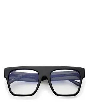 FREYRS EYEWEAR Oversized Blue Light Reading Glasses, 54mm - Black