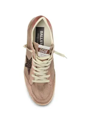 GOLDEN GOOSE Ball Star Leather Sneakers - Pink