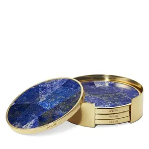 Aerin Lucas Mosaic Coasters, Set Of 4 - Lapis