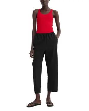 RÓHE Cropped Wide Leg Trousers In Technical Jersey