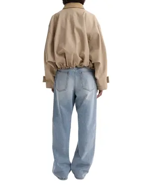 RÓHE Suede Collar Blouson Jacket