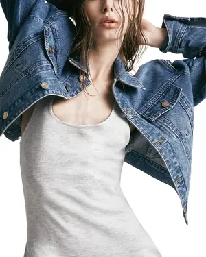 LEMIUNE 02 Denim Trucker Jacket