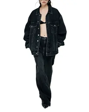 LEMIUNE 01 Loose Wide Leg Jeans