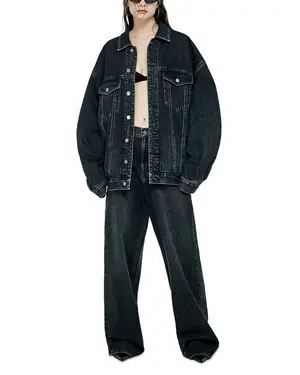 LEMIUNE 01 Loose Wide Leg Jeans