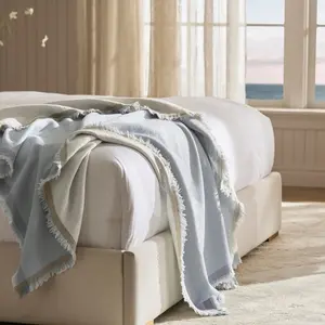BOLL & BRANCH Lave Wool Throw Blanket