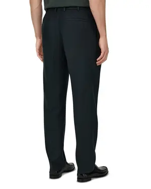 Boggi Milano Tapered Fit Linen Trousers