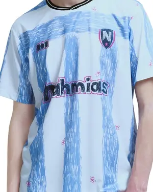 NAHMIAS Scribble Crewneck Logo Soccer Jersey
