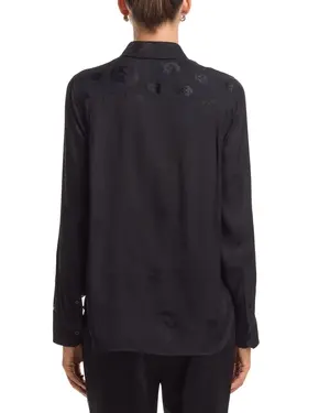 Alexander McQueen Skull Print Fluid Shirt