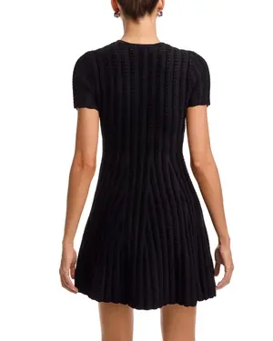 Alexander McQueen Chenille Viscose Mini Dress