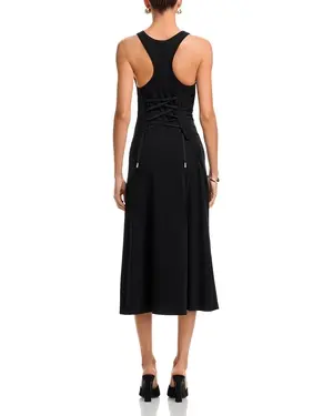 Alexander McQueen Cotton Midi Dress