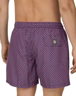 Boggi Milano Geometric Print Swimsuit