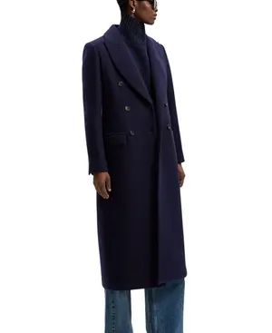 Karen Millen Double Breasted Tailored Midi Coat