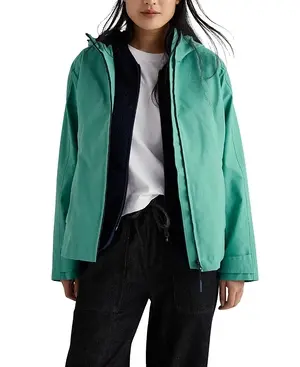 SEASALT CORNWALL Waterway Waterproof Coat - Sage Leaf