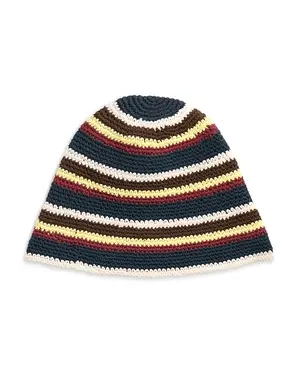 Madewell Crochet Bucket Hat - Classic Navy