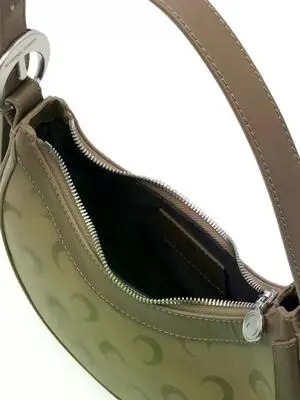 MARINE SERRE Faded Leather Moon Eclips Mini Bag