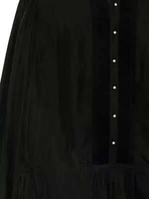 ANN DEMEULEMEESTER High Short Dress With Ruffled Detailing