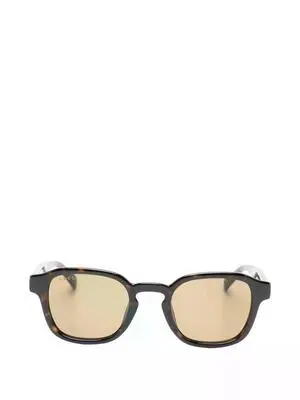 Gucci Rectangle Frame Sunglasses - Brown