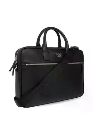 Emporio Armani Logo Plaque Briefcase