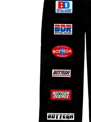 BOTTEGA DESIRES Logo-patch Sweatpants
