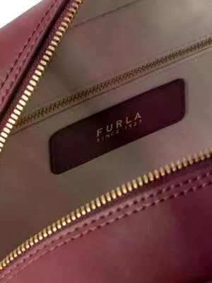 Furla Dome Pebbled Leather Tote Bag