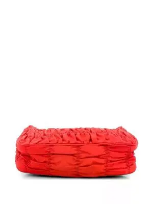 Prada Tessuto Gaufre With Saffiano Mini Hobo Bag