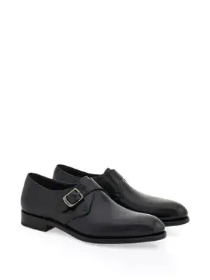FERRAGAMO Tramezza Single Monk Strap Shoes