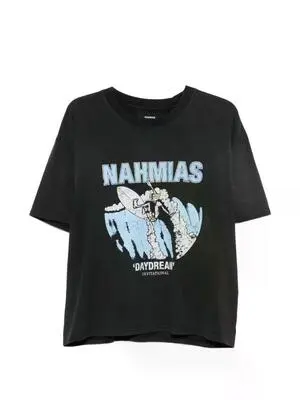 NAHMIAS Daydream Invitational Graphic-print Cotton T-shirt - Black