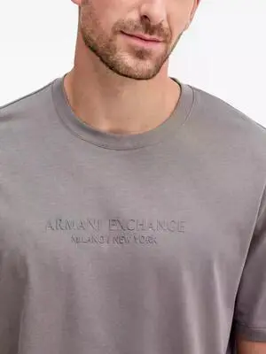 Armani Exchange Logo-embossed Short-sleeve T-shirt