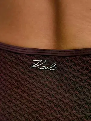 Karl Lagerfeld Ring Detail Bikini Bottoms