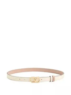 Valentino Garavani Vlogo Signature Reversible Belt - Neutrals