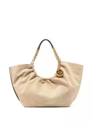 Michael Kors Logo Pendant Chain-link Shoulder Bag