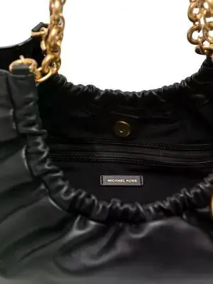 Michael Kors Indie Logo-plaque Ruched Tote Bag