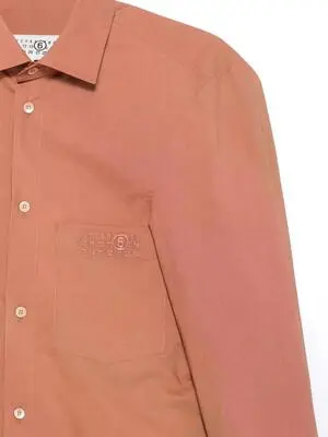 MAISON MARGIELA Logo Embroidered Pocket Shirt