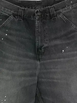 Carhartt Work In Progress Single Knee Paint-splatter Shorts