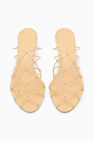 Ulla Johnson Colette Kitten Heel Sandal In Vegan Nappa Leather